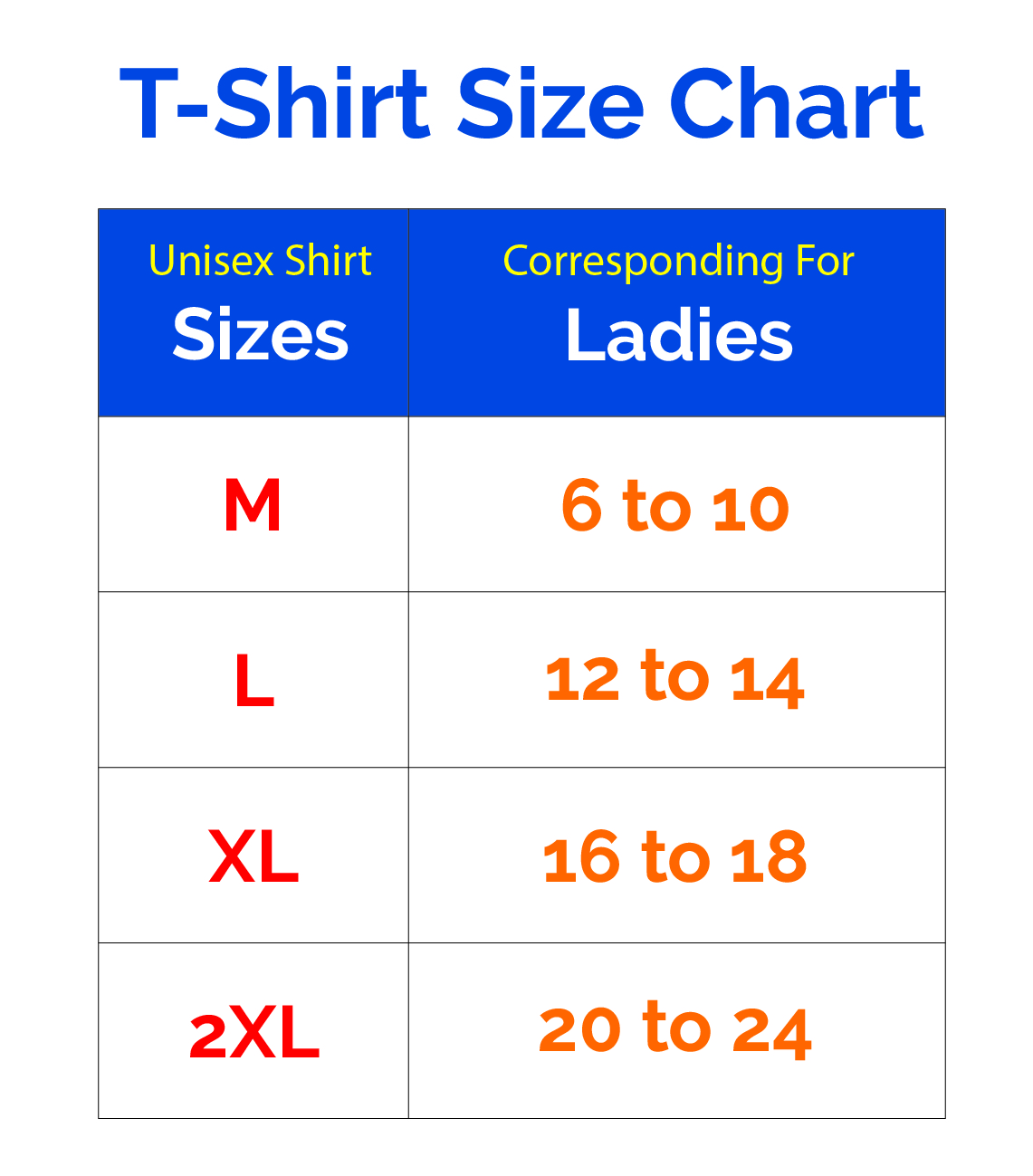 Size Chart – Somebody Special Calls Me